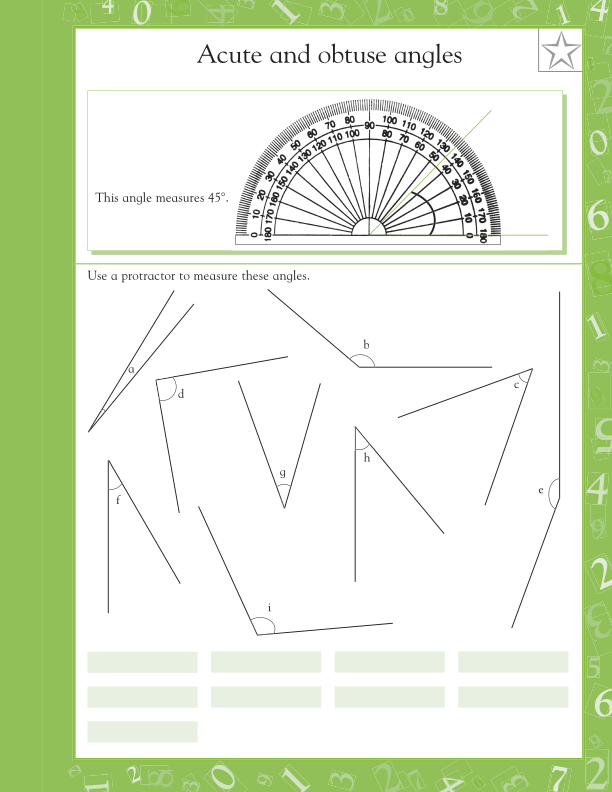 Free DKfindout! Worksheet: Math: Measuring Angles