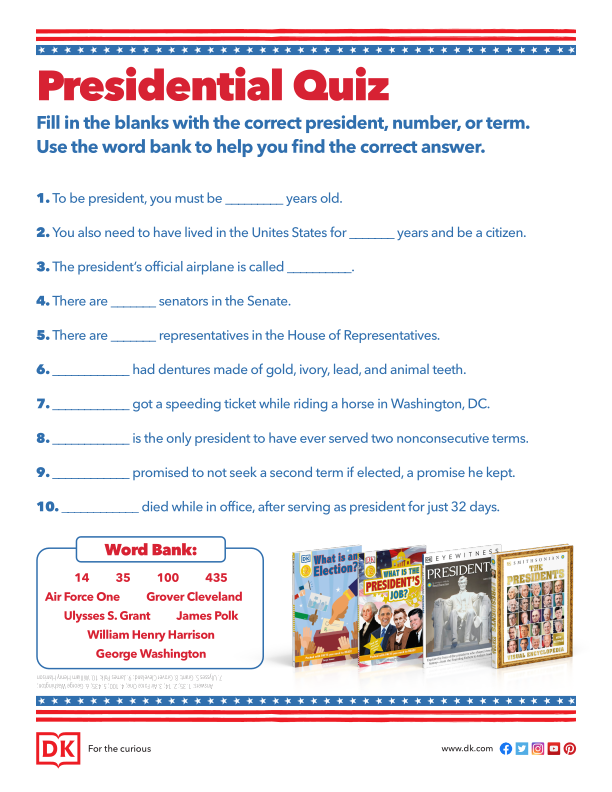 President Activity Pack