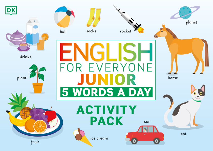 English for Everyone Junior 5 Words a Day Activity Pack