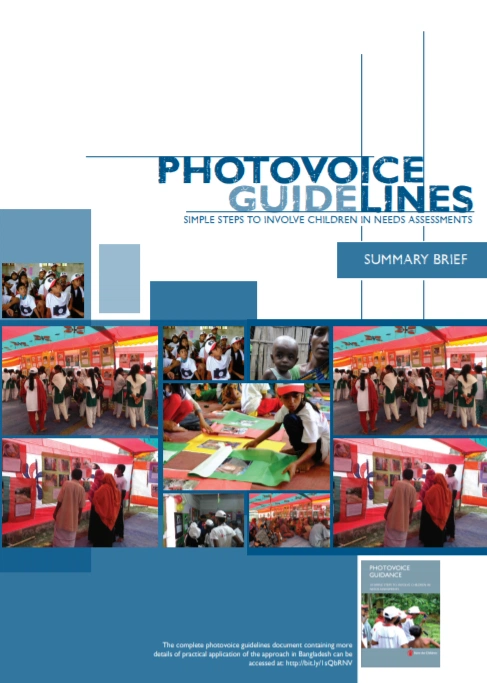PHOTOVOICE GUIDELINES: SIMPLE STEPS TO INVOLVE CHILDREN IN NEED ...