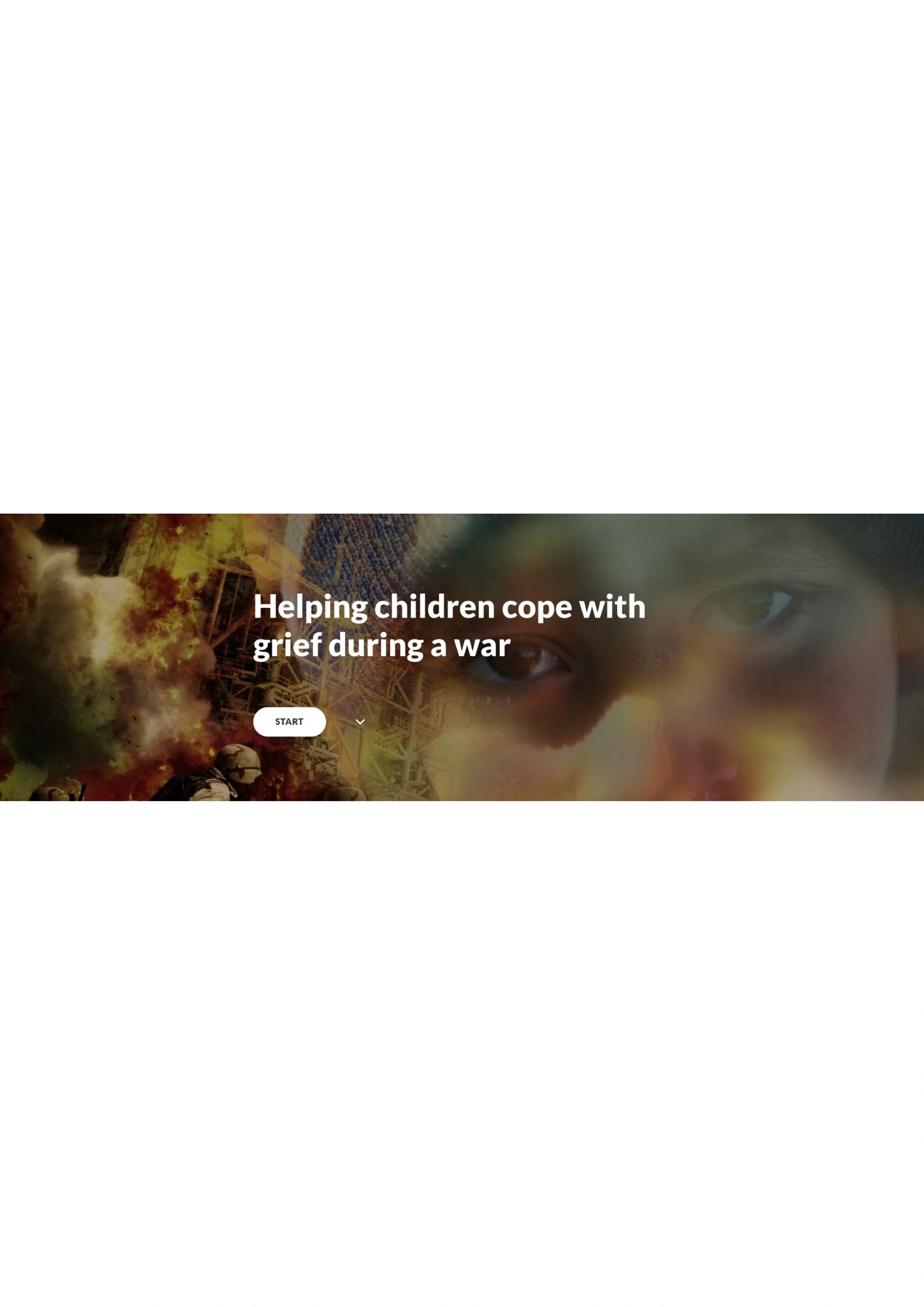 Helping Children Cope with Grief During a War - undefined Toolkit - The ...