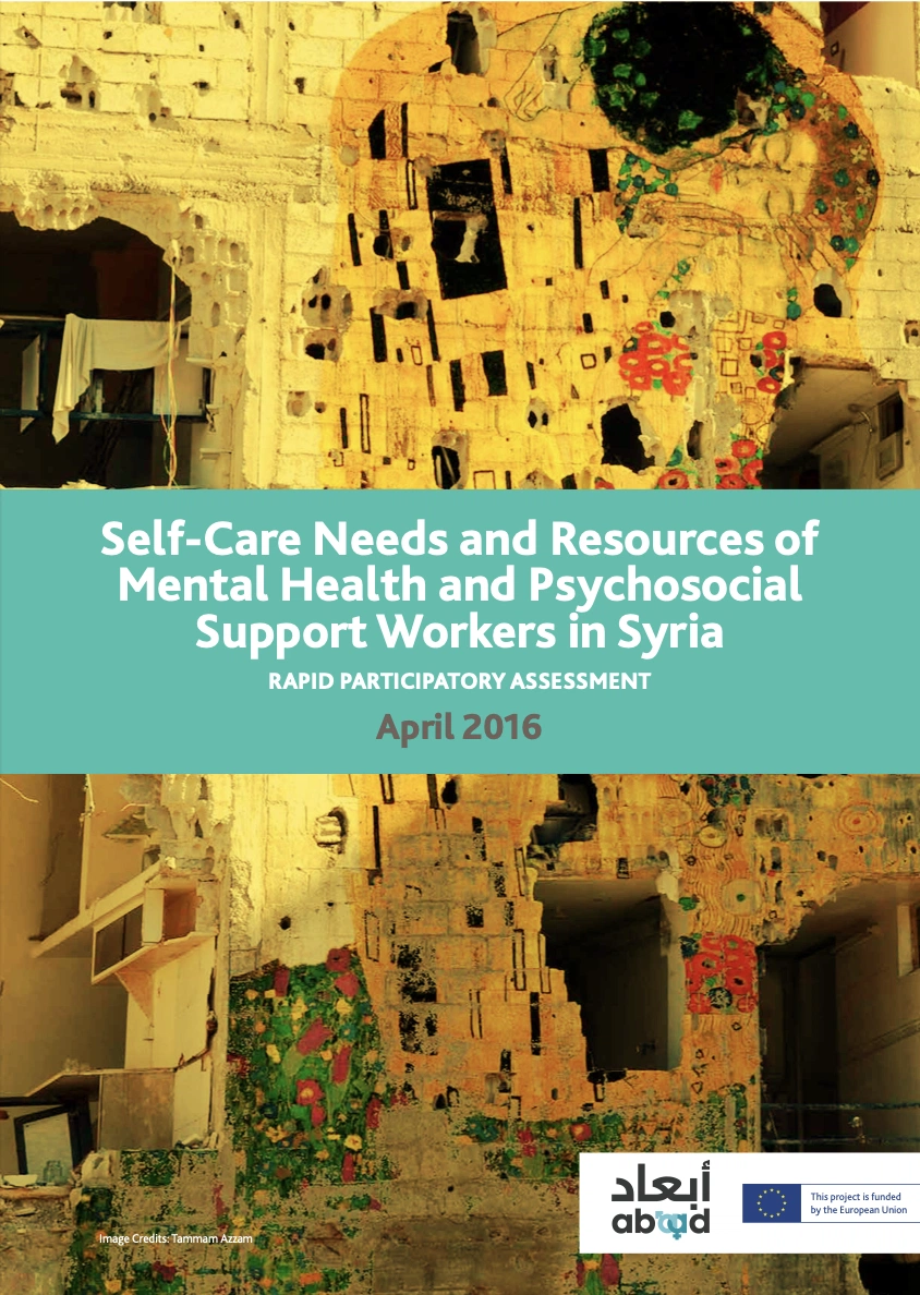 Self-care needs and resourced of MHPSS workers in Syria: Rapid ...