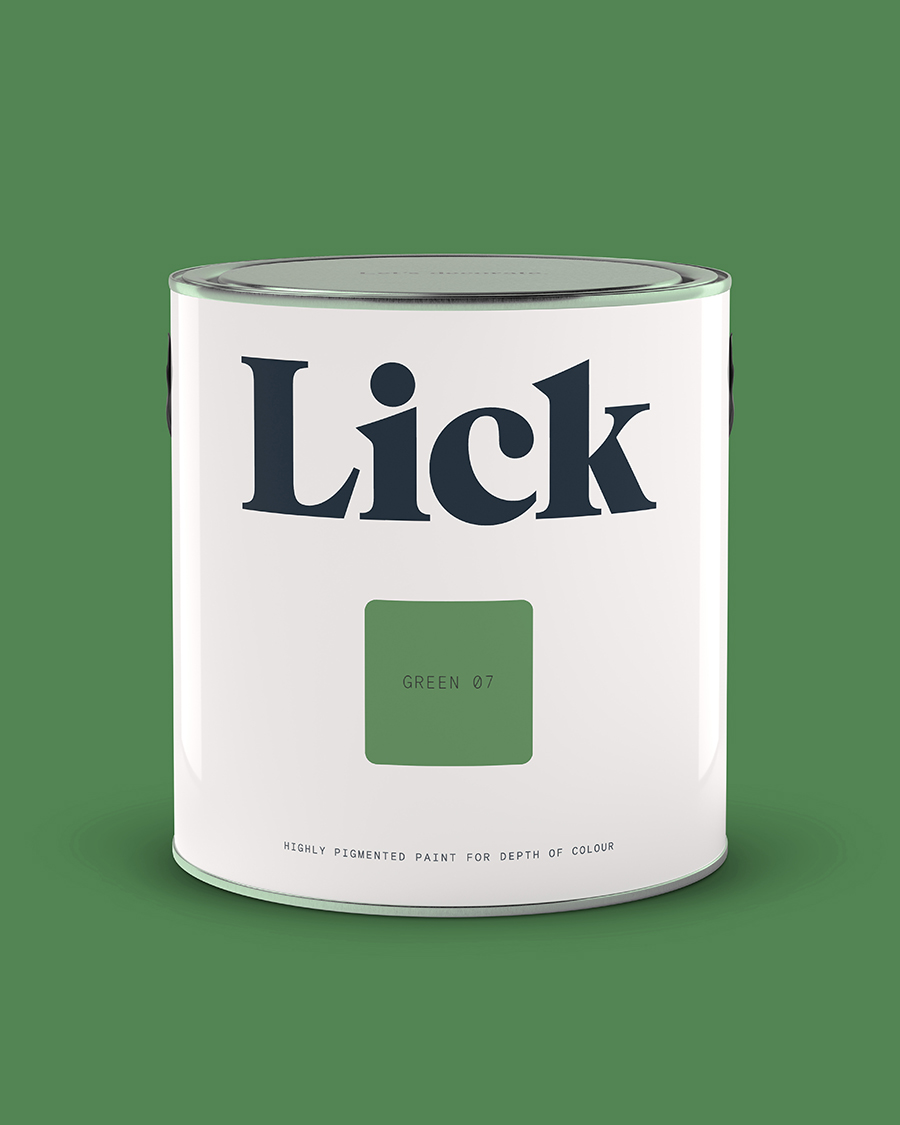 Green 07: Foliage Green Paint - Matt Emulsion Paint | Lick