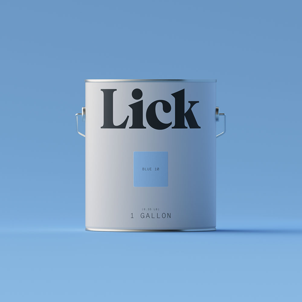 Blue 10: Dusky Powder Blue Paint - Matt Interior Paint | Lick
