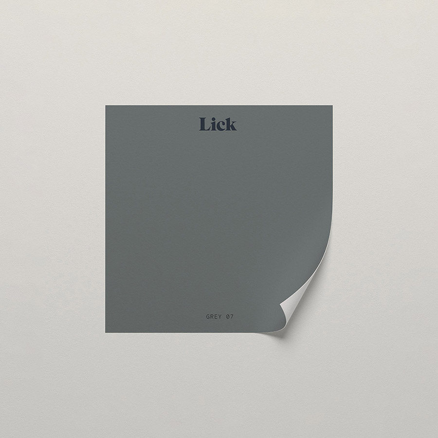 Grey 07: Dark Green Grey Paint - Paint Sample | Lick