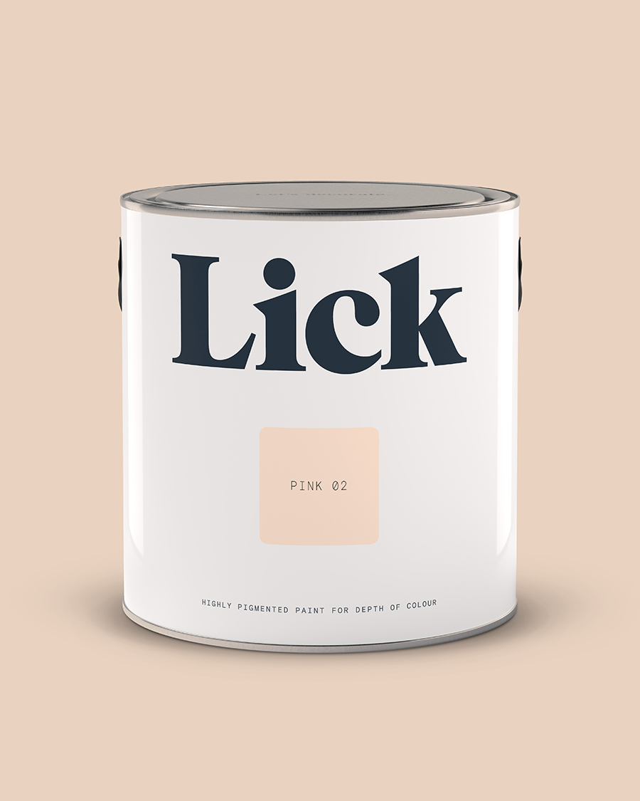 Pink 02: Dusty Pink Paint - Matt Emulsion Paint | Lick