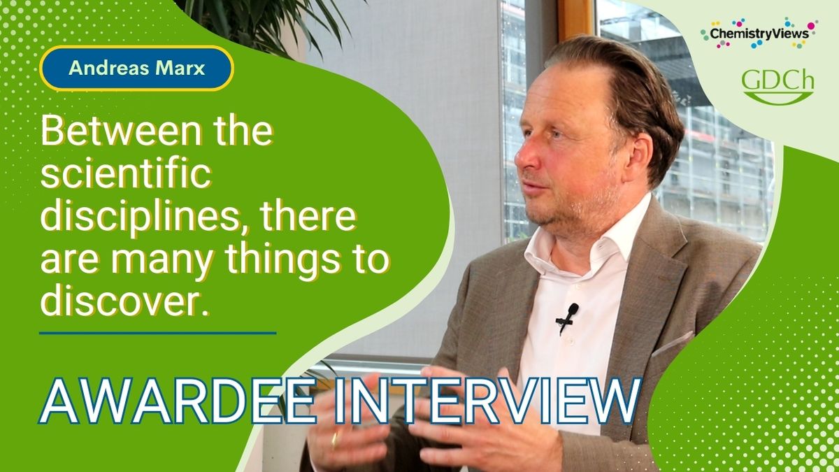 Moleküle, Mikrobiologie & mehr – Andreas Marx im Preisinterview! | GDCh.app