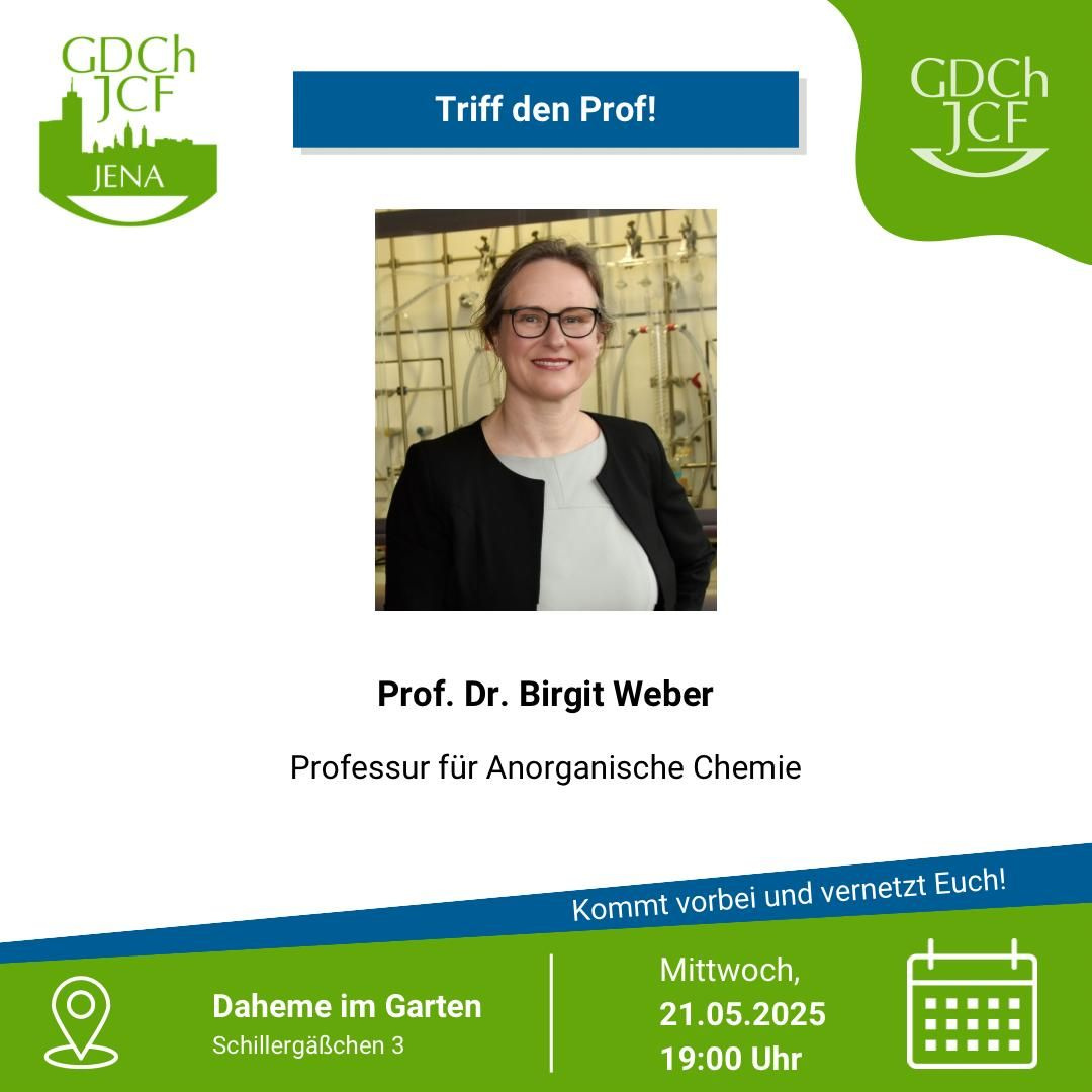 Triff den Prof mit Prof. Dr. Birgit Weber | GDCh.app